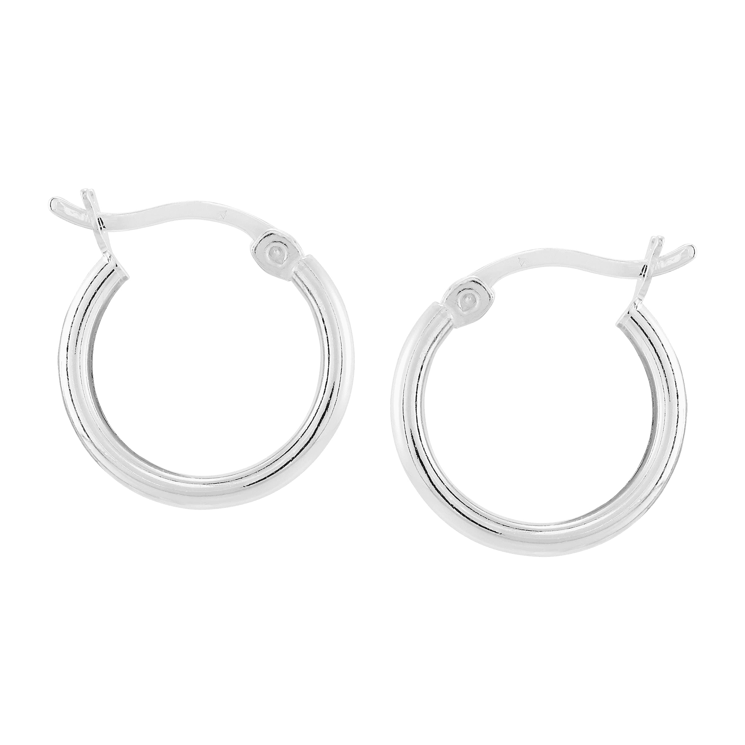 Silpada 'Time To Shine' Small Hoop Earrings in Sterling Silver