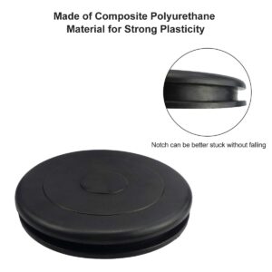 Qnbes Kayak Valley Round Hatch Cover Fit for Chatham Poly Composite Elaho Valley Sea Kayak VCP Day Hatch Cover - 7.5" Inside Dia 9" Outside Dia Black