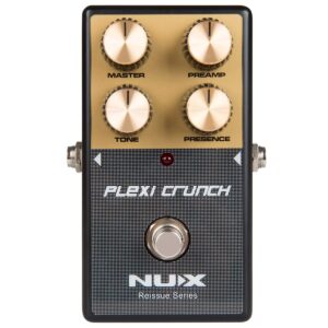 nux plexi crunch guitar distortion effect pedal high gain distortion tone, classic british high gain tone