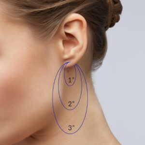 Silpada 'Winning Streak Tube Hoop Earrings' in Sterling Silver