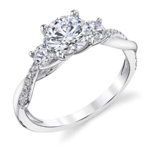 molioaki 1.48 carat (ctw) moissanite engagement rings for women platinum plated silver ring moissanite rings-11