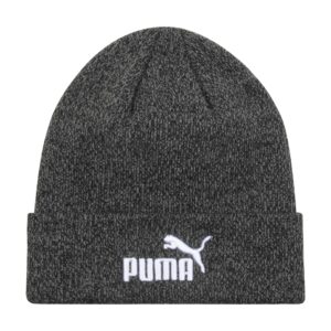 puma evercat logo beanie, black, one size