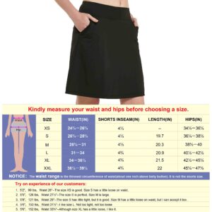 Women Skorts Knee Length Skirts Causal Skorts Skirts with Pockets Golf Skirt Plus Size Skorts Longer Length Tennis Skirt Leaf M