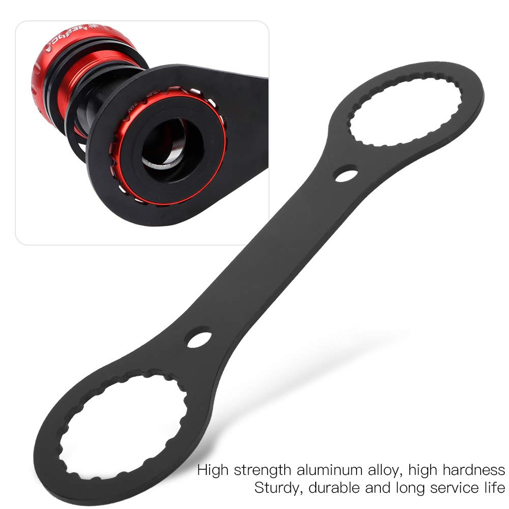 Ejoyous Bike Bottom Bracket Wrench, Aluminium Alloy Bracket Spanner Hollow Crankset Install Disassemble Tool Cycling Accessory for Mountain Bike Road