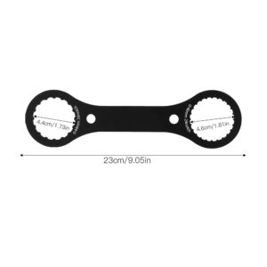 Ejoyous Bike Bottom Bracket Wrench, Aluminium Alloy Bracket Spanner Hollow Crankset Install Disassemble Tool Cycling Accessory for Mountain Bike Road