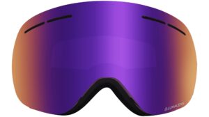 dragon alliance mens x1s snow goggles, merlot/lumalens purple ion, lumalens light rose, ofa