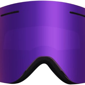 Dragon Alliance Mens X1S Snow Goggles, Merlot/Lumalens Purple Ion, Lumalens Light Rose, OFA