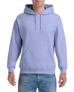 hooded pullover sweat shirt heavy blend 50/50 7.75 oz. by gildan (style# 18500) (2x-large, violet)