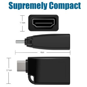 BENFEI Mini USB C to HDMI Adapter, USB Type-C to HDMI Adapter [Thunderbolt 3/4 Compatible] with MacBook Pro 2021/2020/2019, MacBook Air/iPad Pro 2018, Galaxy S10/S9 and More