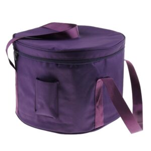 simhoa padded carry case bag cotton carrier for 6-14" bowl, 14inch