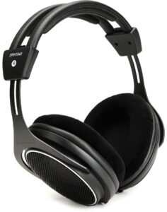 shure srh1840 professional open back headphones - individually matched 40mm neodymium drivers for smooth, extended highs and accurate bass, ideal for mastering or critical listening applications