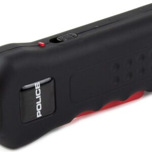 Police 512 Stun Gun with LED Flashlight Rechargeable, Black