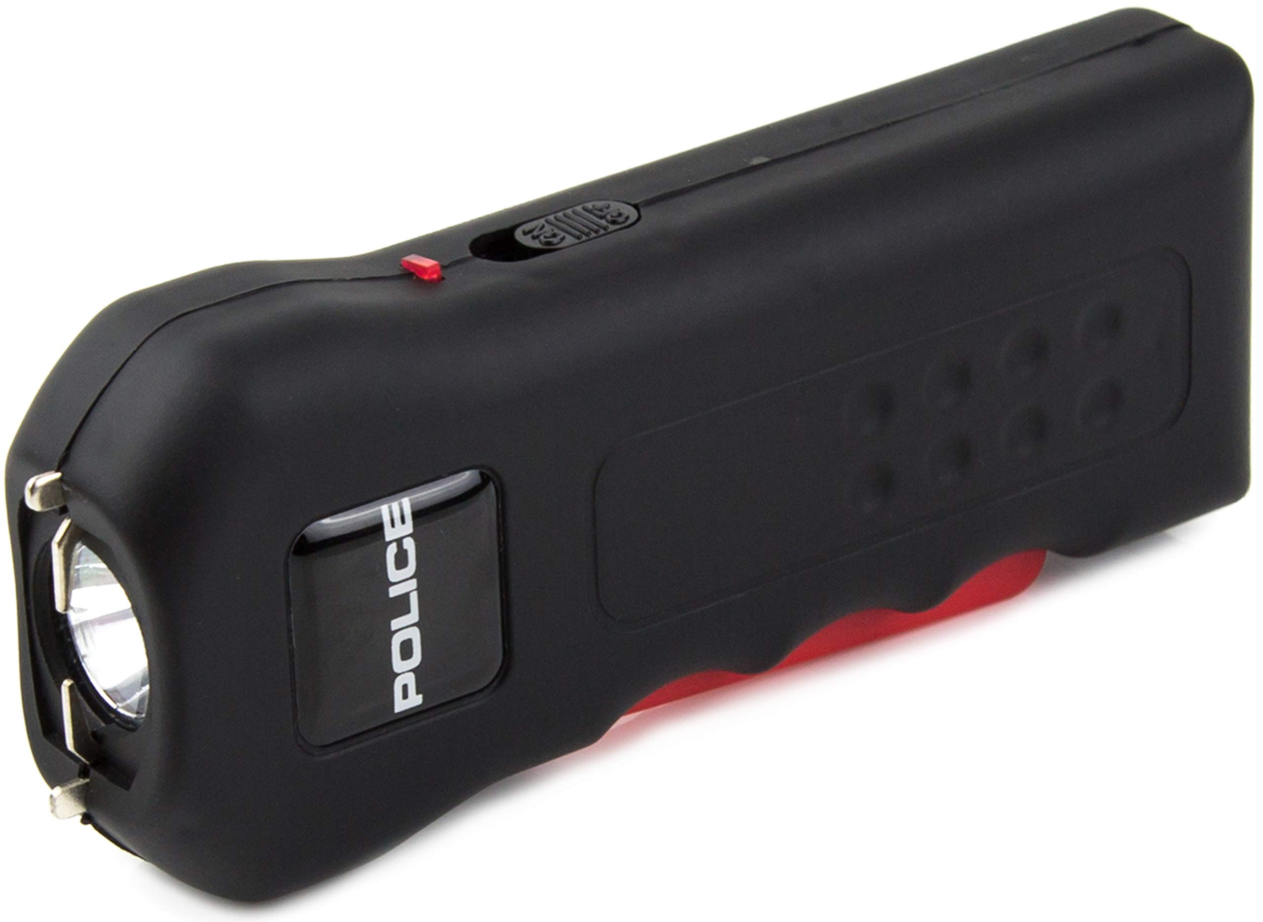 Police 512 Stun Gun with LED Flashlight Rechargeable, Black