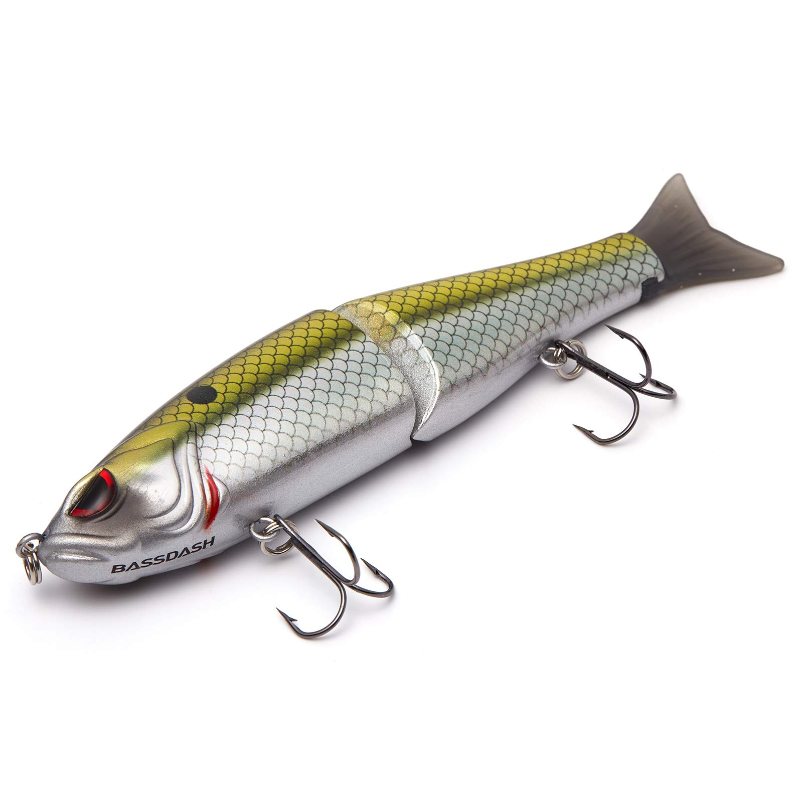 Bassdash SwimShad Glide Baits Jointed Swimbait Bass Pike Salmon Trout Muskie Fishing Lure