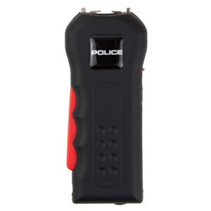 police 512 stun gun with led flashlight rechargeable, black