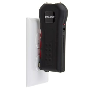 Police 512 Stun Gun with LED Flashlight Rechargeable, Black