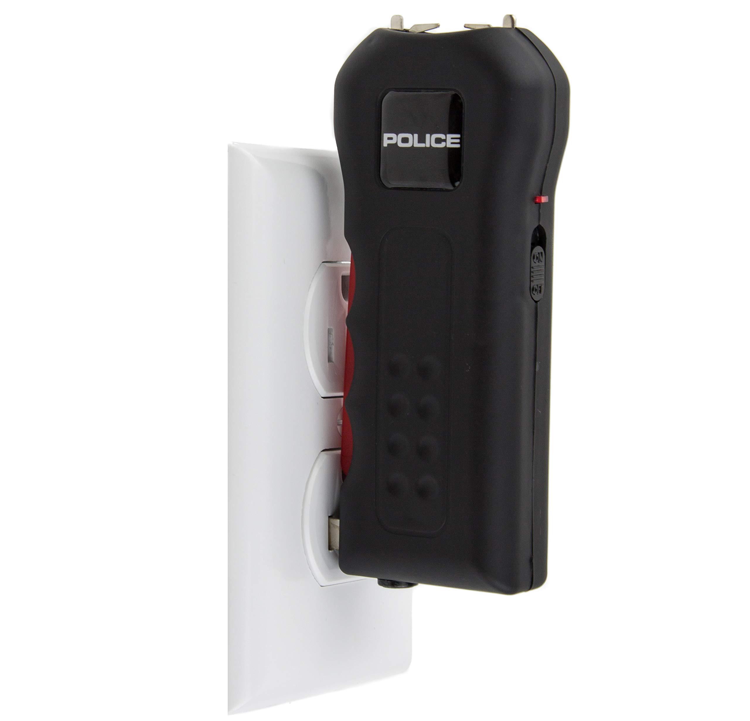 Police 512 Stun Gun with LED Flashlight Rechargeable, Black