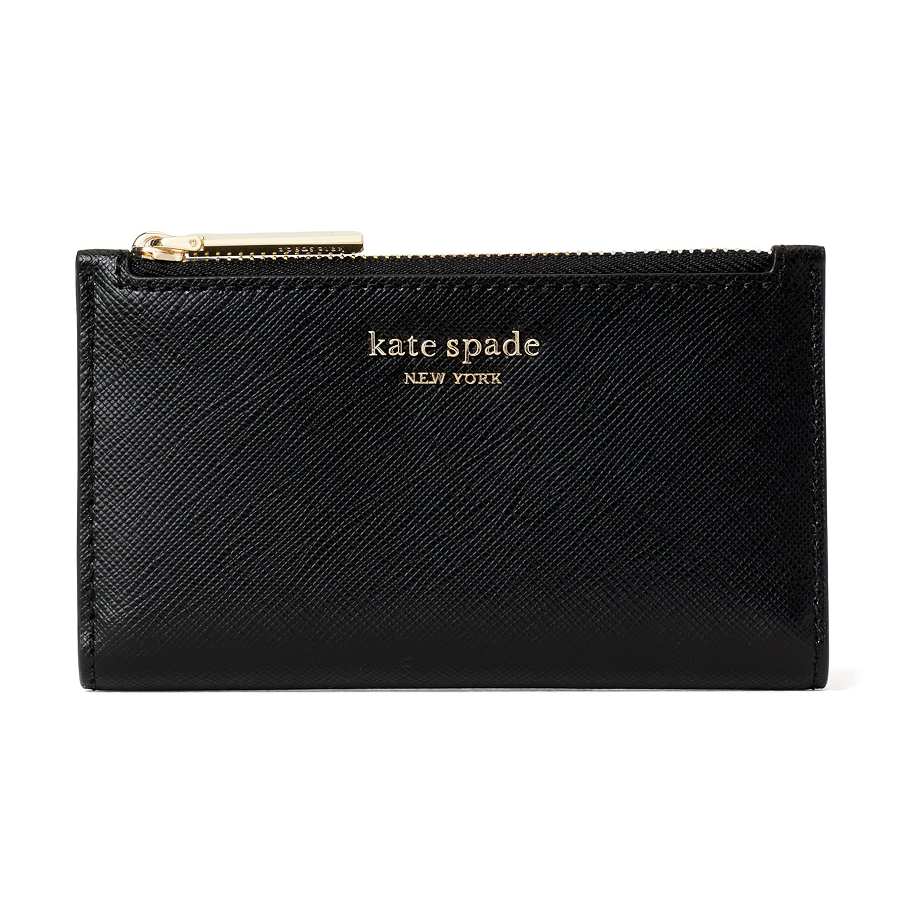 Kate Spade New York Spencer Small Slim Bifold Wallet Black One Size