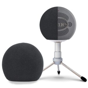 pop filter for blue snowball - professional snowball ice mic foam wind cover windshield pop filter for recordings, broadcasting, singing by sunmon