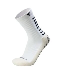 trusox standard 3.0 cushion crew socks, white, large