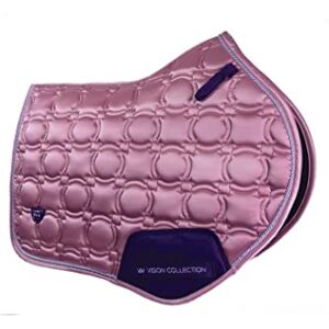 Woof Wear Vision Close Contact Saddle Pad Full Size Rose Gold