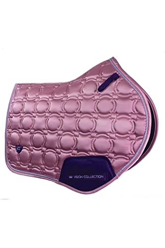 Woof Wear Vision Close Contact Saddle Pad Full Size Rose Gold