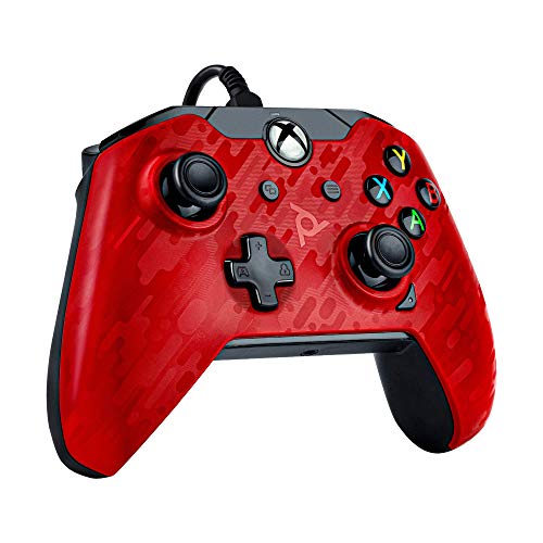 PDP Gaming Wired Controller: Phantasm Red - Xbox One