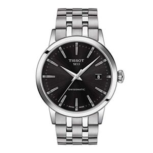 tissot mens classic dream stainless steel dress watch grey t1294071105100