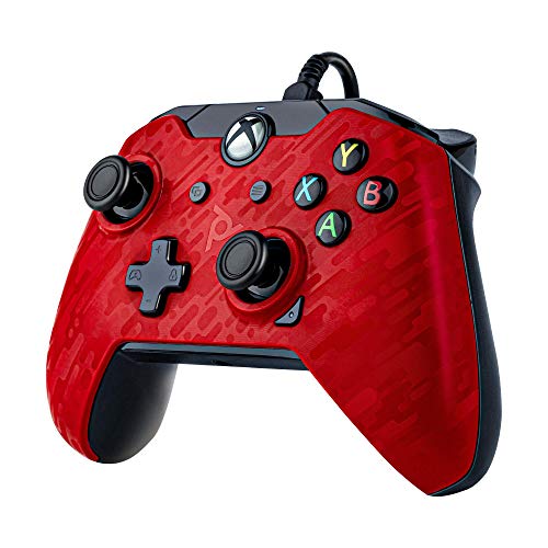 PDP Gaming Wired Controller: Phantasm Red - Xbox One