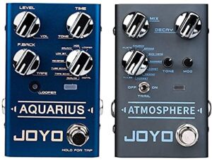 joyo r-07 delay and r-14 reverb for electric guitar effects most frequently combination budget pedals in bundle