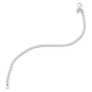 Silpada 'Beaded Features' Bracelet in Sterling Silver, 7.5"