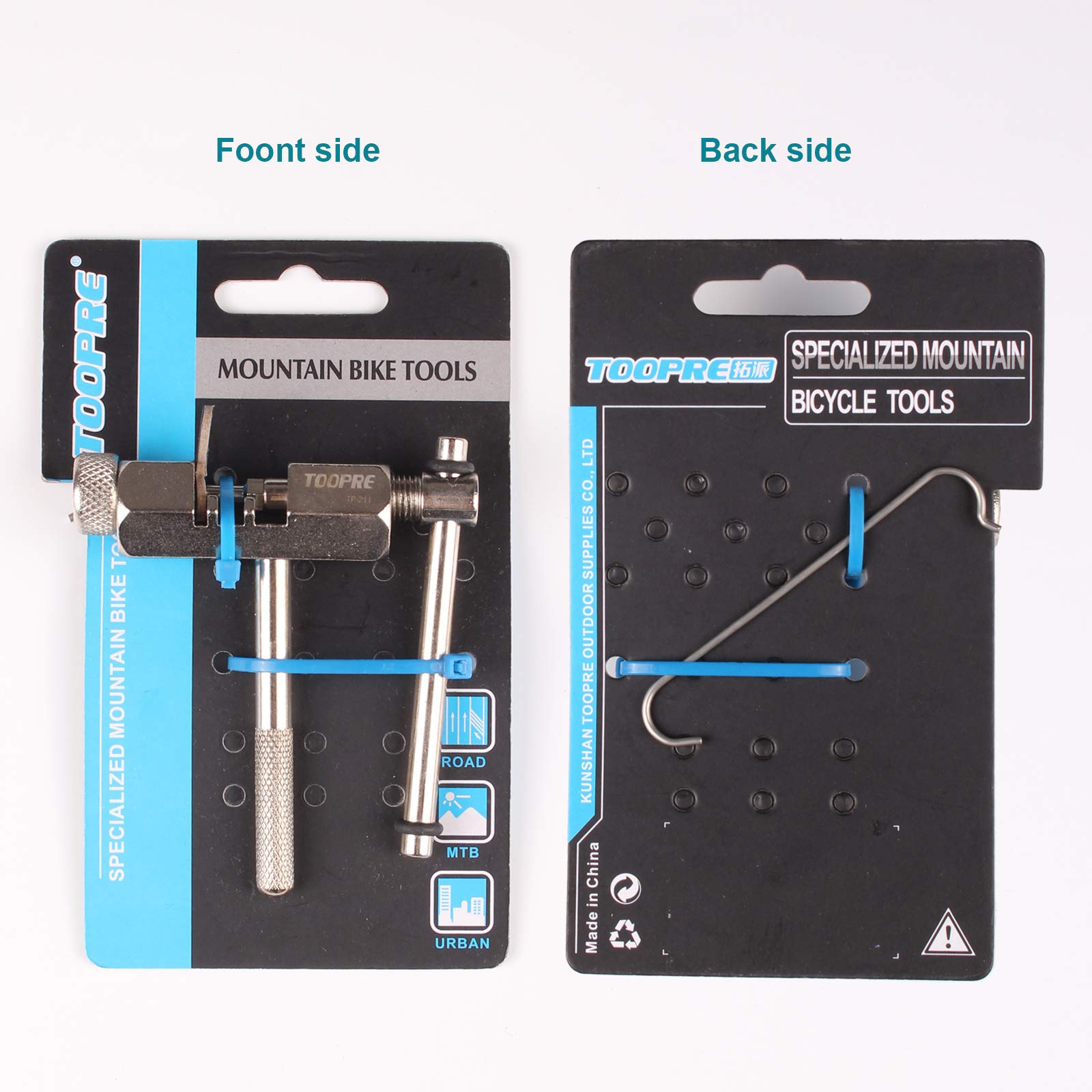 Bike Chain Breaker Bicycle Chain Removal Tool - Road and Mountain Bicycle Chain Splitter Cutter with Chain Hook for Hand Repair Bicycle Chain