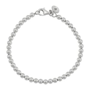 Silpada 'Beaded Features' Bracelet in Sterling Silver, 7.5"