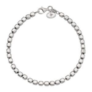 Silpada 'Cubic Bliss' Bead Bracelet in Sterling Silver, 7"