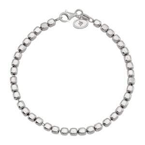 Silpada 'Cubic Bliss' Bead Bracelet in Sterling Silver, 7"