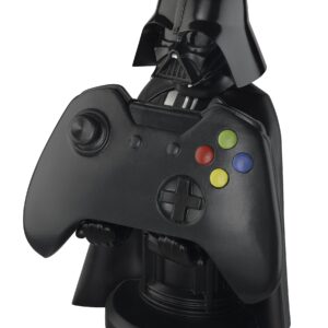 Exquisite Gaming: Star Wars Darth Vader (Original Series) & Stormtrooper (Classic Suit) - Mobile Phone, Gaming Controller Holders and Device Stands With Cable Guys Licensed Figures