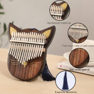 kalimba thumb piano 17 key finger piano musical instrument gift + shoulder bag