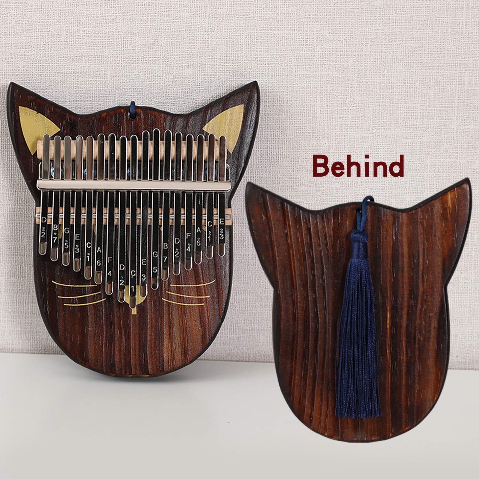 kalimba thumb piano 17 key finger piano musical instrument gift + shoulder bag