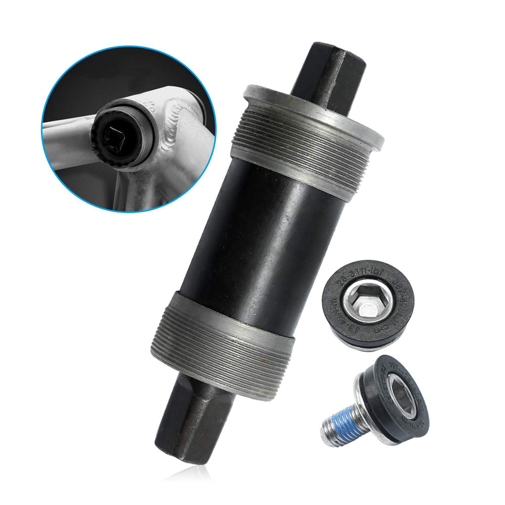 Zreneyfex Square Taper JIS Bottom Bracket 68 X110mm/123mm/127mm for Mountain Bike Replace BB-UN26 (68 x 110mm)