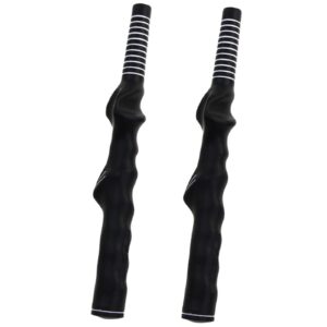 lertree 2pcs left-hand golf training grip golf club grip lh practice aid golf swing trainer accessories