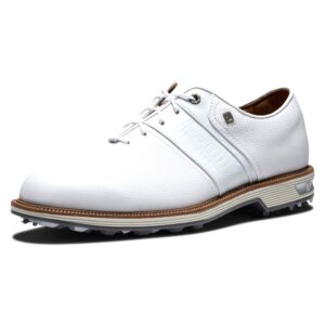 footjoy men's premiere series-packard golf shoe, white/white, 9.5 wide