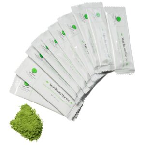 Matcha Green Tea Powder Single Serving Sticks, Dr. Weil's Ceremonial Organic Matcha Powder Singles Packets - Individual Matcha Tea Packets (12)