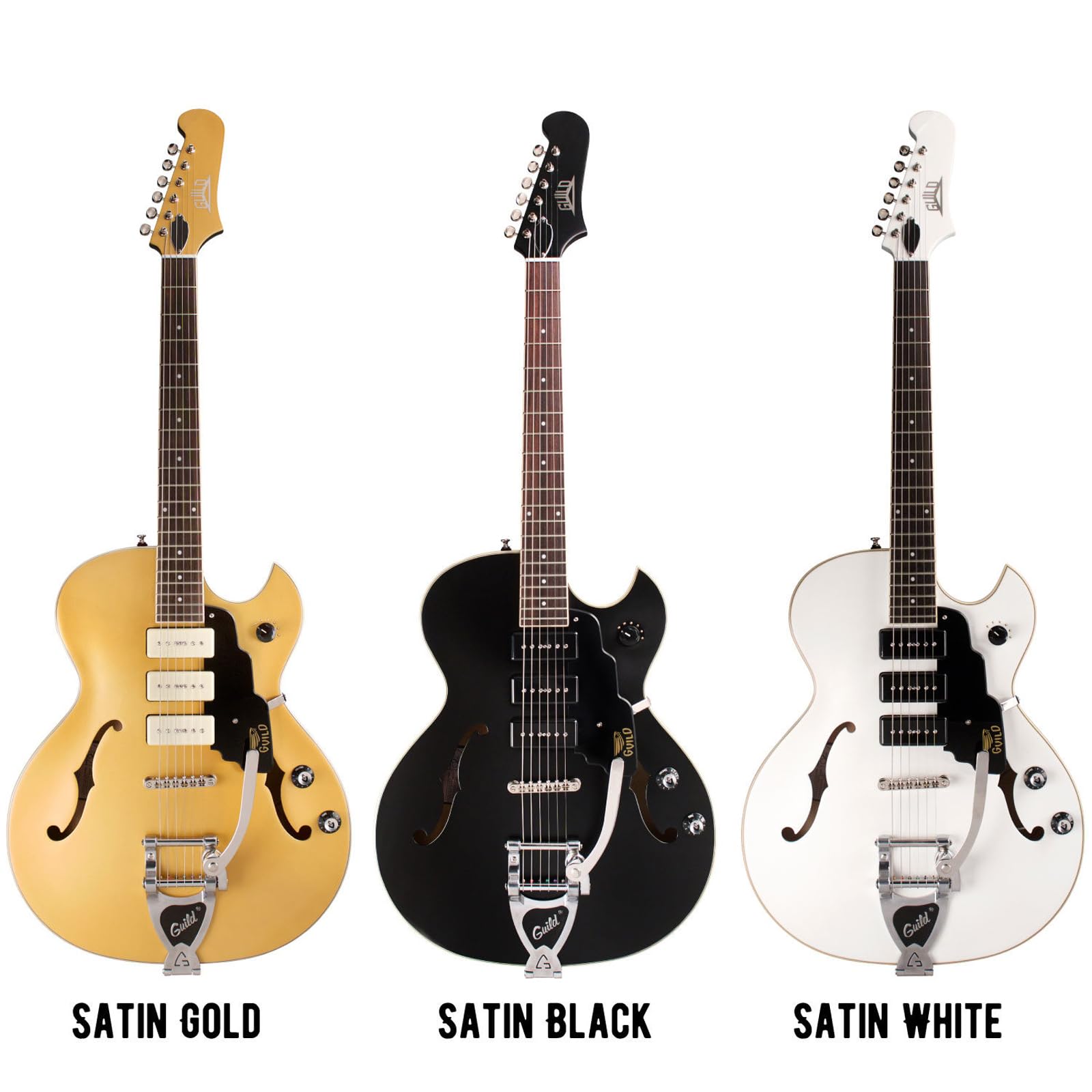 Guild Starfire I Jet 90 Electric Guitar - Satin Gold