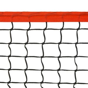 Soozier 10ft Portable Soccer Tennis/Pickleball/Badminton/Mini Tennis Net w/Sideline for Training with Included Storage Bag, Red