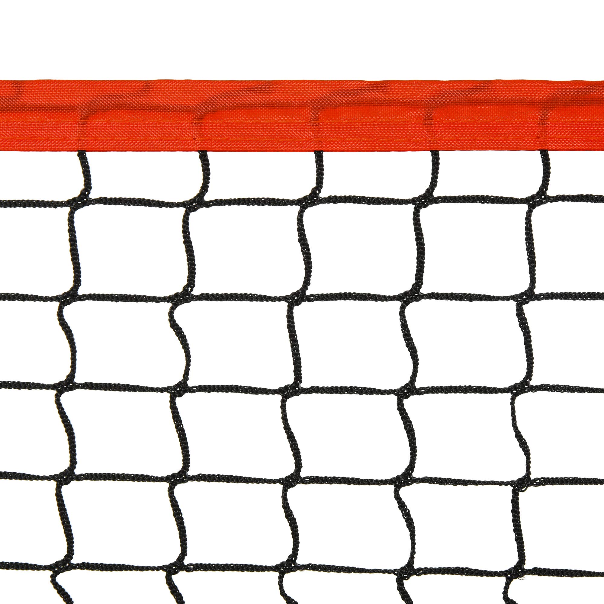 Soozier 10ft Portable Soccer Tennis/Pickleball/Badminton/Mini Tennis Net w/Sideline for Training with Included Storage Bag, Red