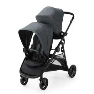 graco ready2grow 2.0 double stroller features bench seat and standing platform options, rafa