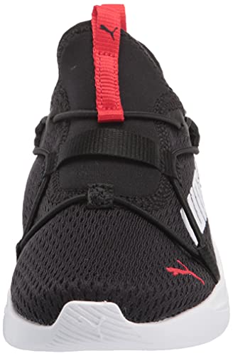 PUMA Softride Rift Slip-On Pop (Little Kid) Puma Black/High-Risk Red 1 12 Little Kid M