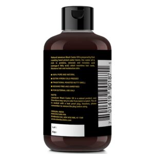 Jamaican Black Castor Oil (10.15 fl oz) - 100% Pure for Hair, Eyelash & Eyebrow Growth, Hair Loss Prevention Serum