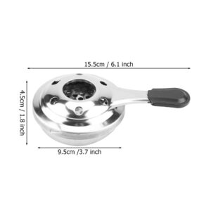 DEWIN Mini Alcohol Stove - Alcohol Stove, Portable Stainless Steel Alcohol Stove Burners for Backpacking Outdoor Camping Picnic Cooking Pot Home Restaurant