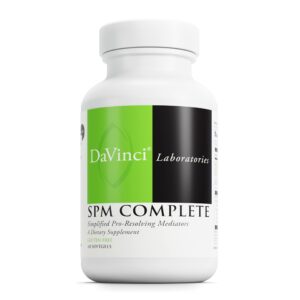 davinci labs spm complete - helps support immune system, digestive health, joint health & more with omega-3 fatty acids, including epa, dha & dpa - gluten-free - 60 softgels